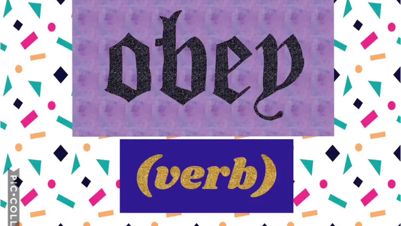 obey And obedient Meanings with Examples YouTube obey And obedient Meanings with Examples YouTube