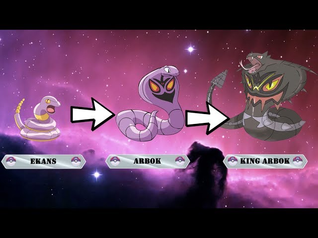 Pokemon Arbok Evolution
