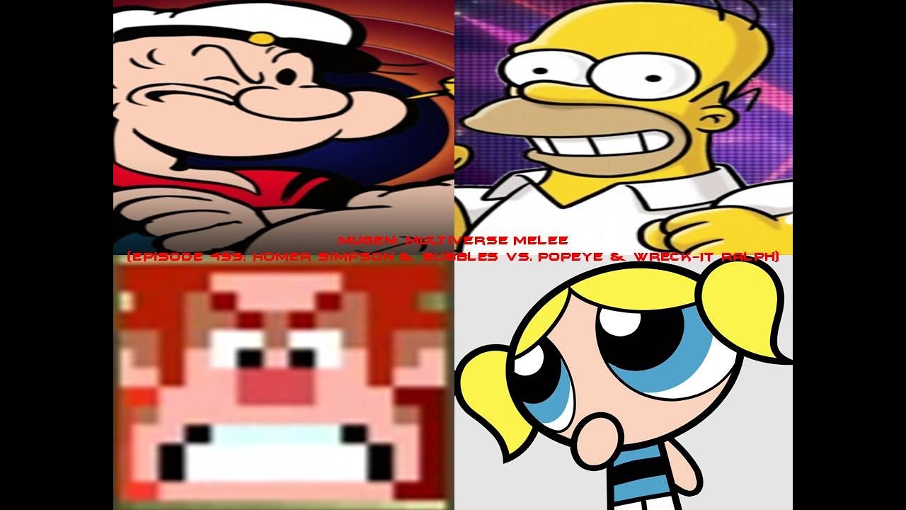 Mugen: Multiverse Melee (Episode 499: Homer Simpson & Bubbles VS ...