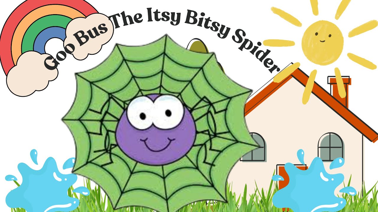 Itsy Bitsy Spider The Goo Bus Nursery Rhyme - YouTube