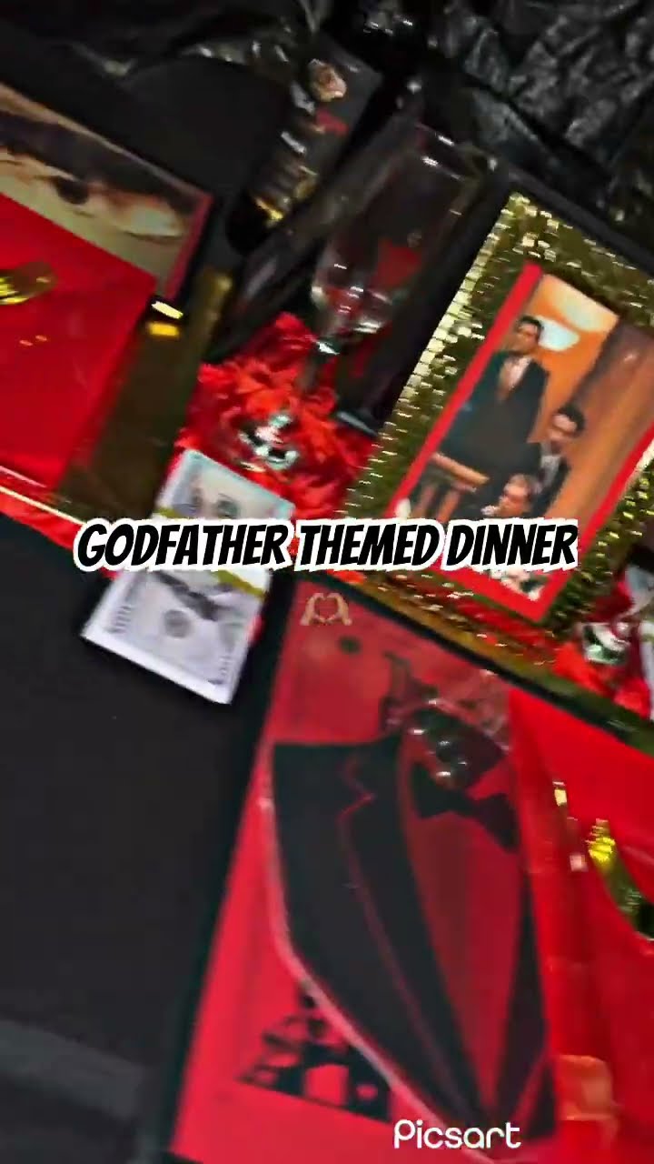Godfather themed Dinner 🥰🥰 - YouTube