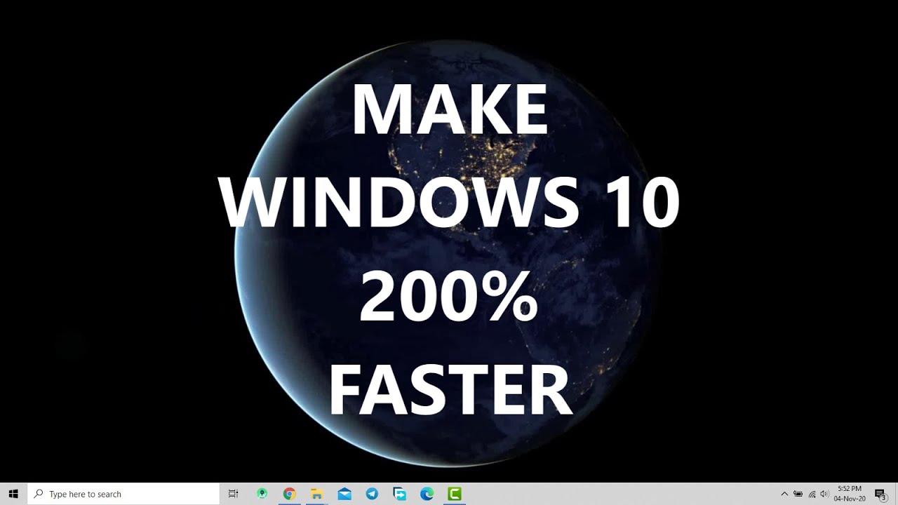 How To Make Windows 10 PC/Laptop Run And Perform Faster [Tutorial ...