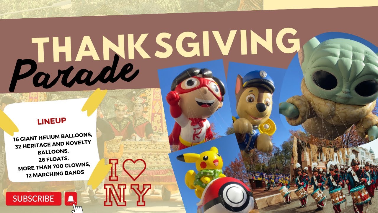 Thanksgiving parade New York - YouTube