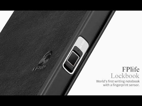 Lockbook fingerprint a notebook with a biometric sensor Записная книжка ...