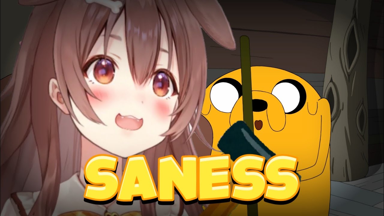 FNF | SANESS Pero Jake (Barriendo la casa) y Korone Lo Cantan - YouTube