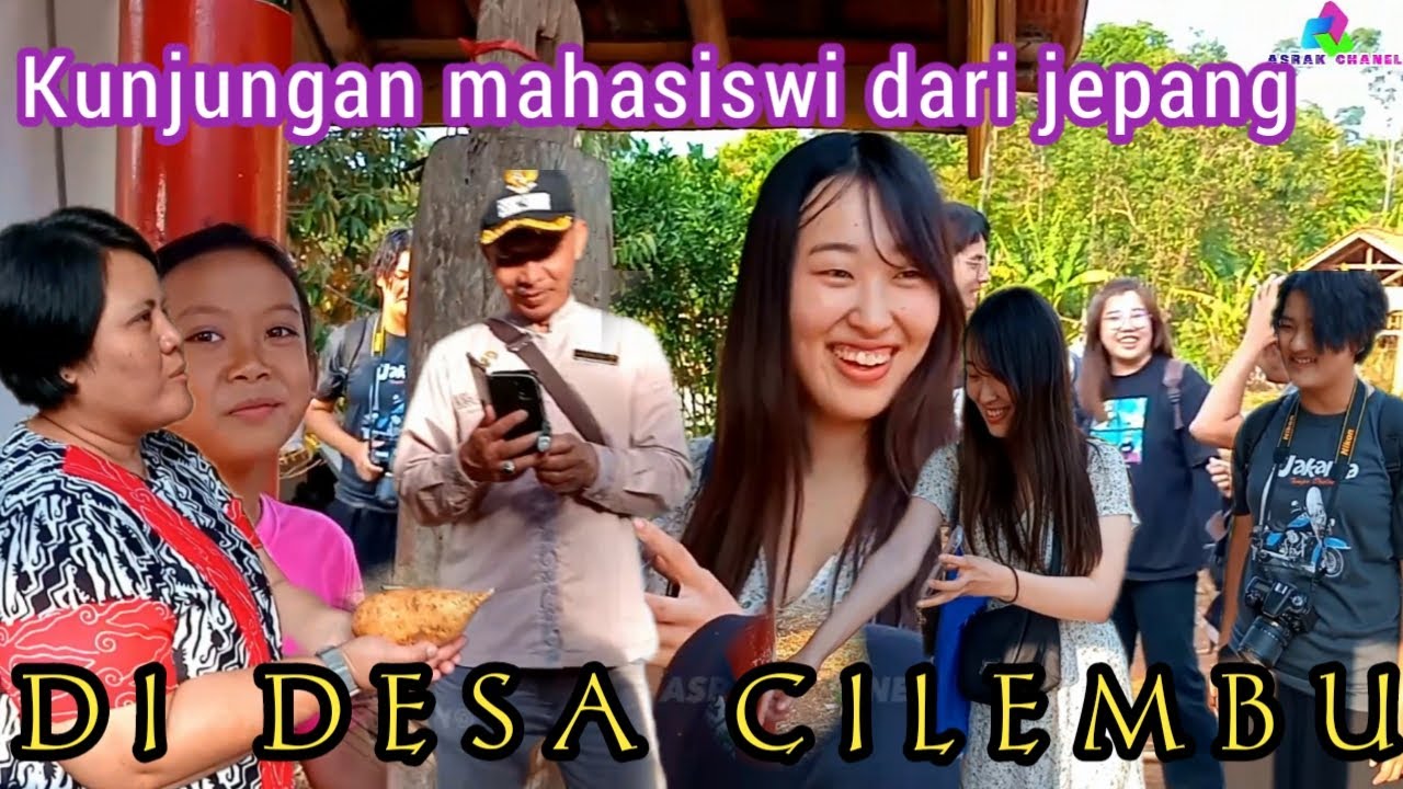 KEREN !!Kunjungan mahasiswi pertanian dari jepang ke || desa Cilembu ...