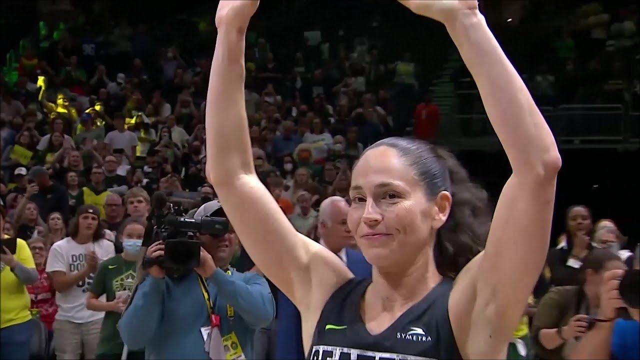 Sue Bird's Last Goodbye To Home Crowd To End Career | WNBA Playoffs ...
