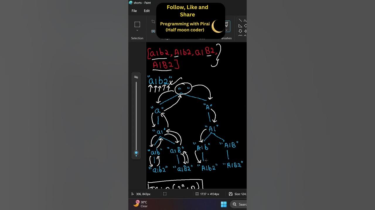 Leetcode - 784 | Letter Case Permutation | Pirai's Academy | Half Moon Coder. - YouTube