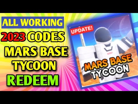 All *New* Mars Base Tycoon Codes 2023 | Codes for Mars Base Tycoon ...