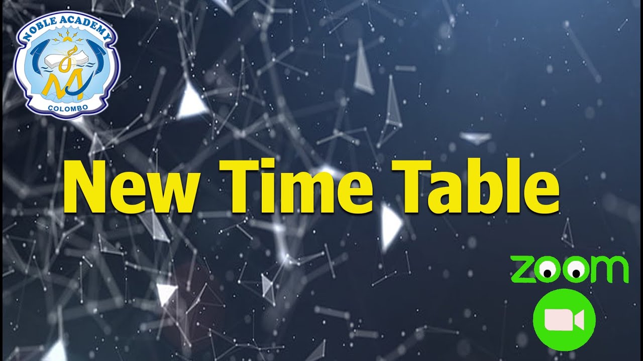 New TimeTable 2021-06-22 - YouTube
