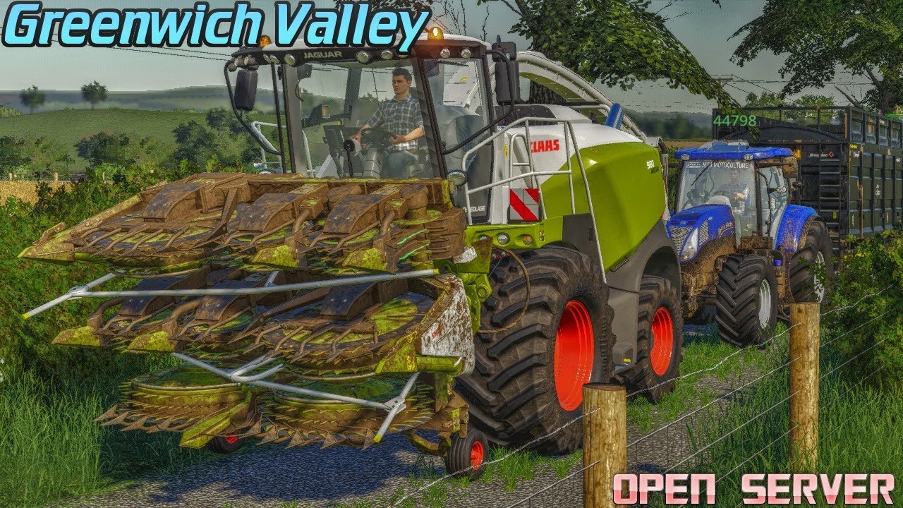fs19 day 7 on the open server with triple screens - YouTube