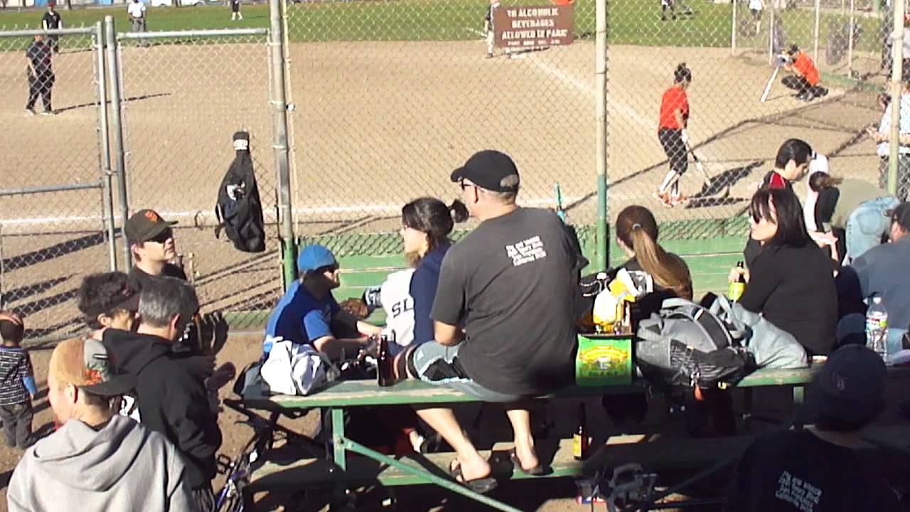 Drunk Baseball Players at Jackson Park in San francisco - YouTube