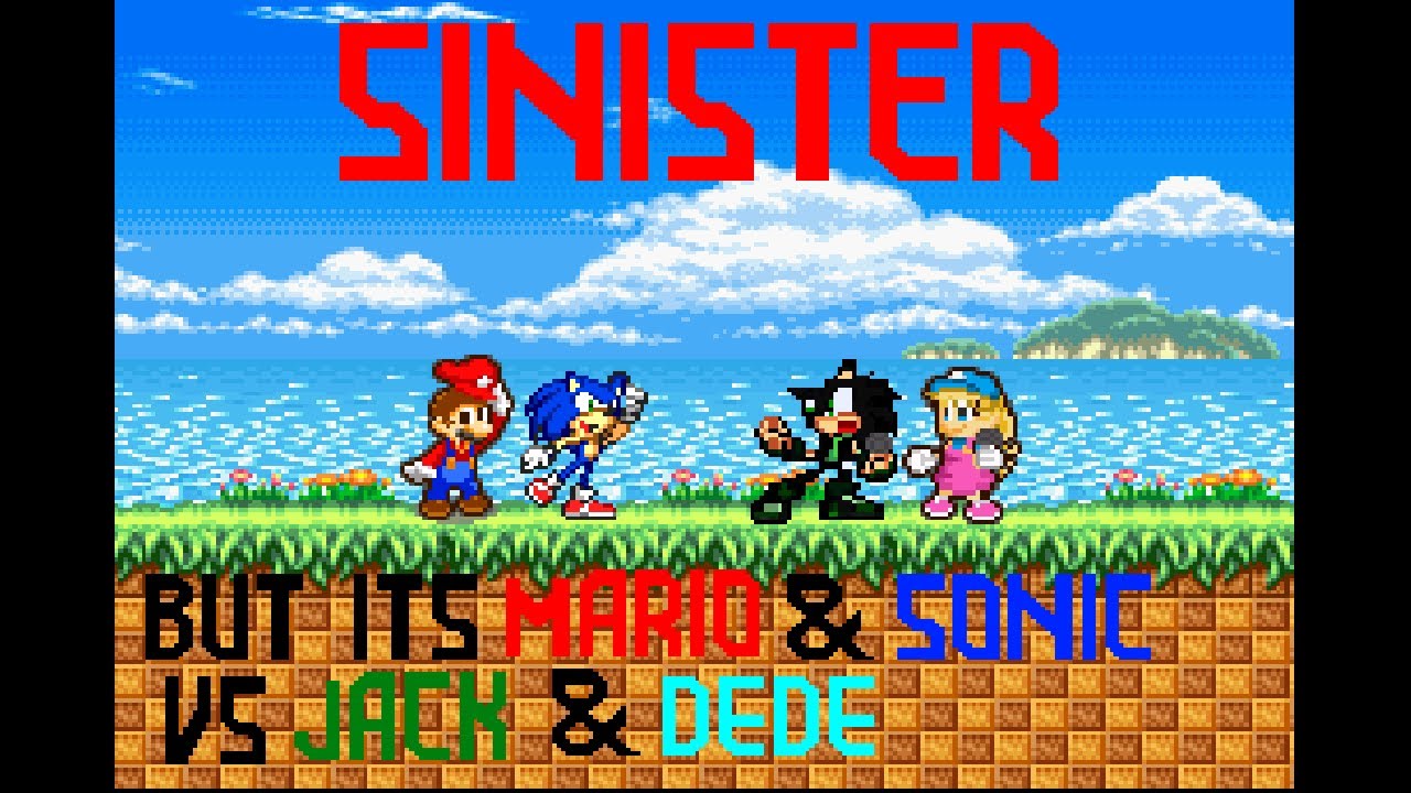 SINISTER BUT ITS MARIO AND SONIC VS DEDE AND JACK - FRIDAY NIGHT FUNKIN ...