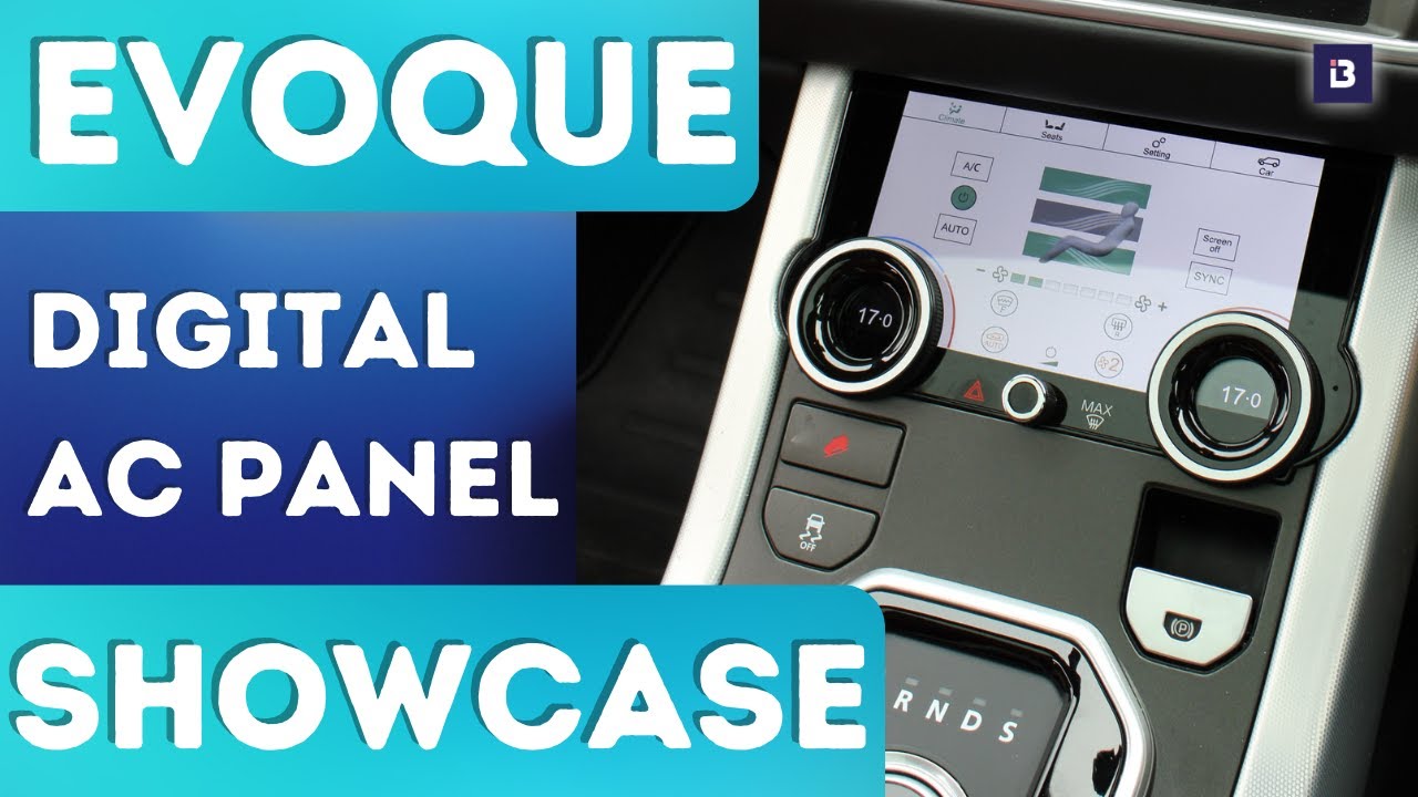 Range Rover EVOQUE | Digital AC LCD Screen SHOWCASE - YouTube