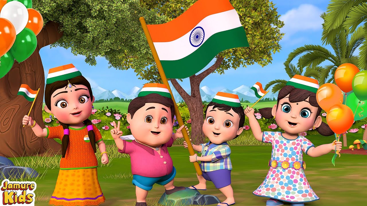 Tiranga | 26 January Republic Day song for Kids I Hindi Nursery Rhymes ...