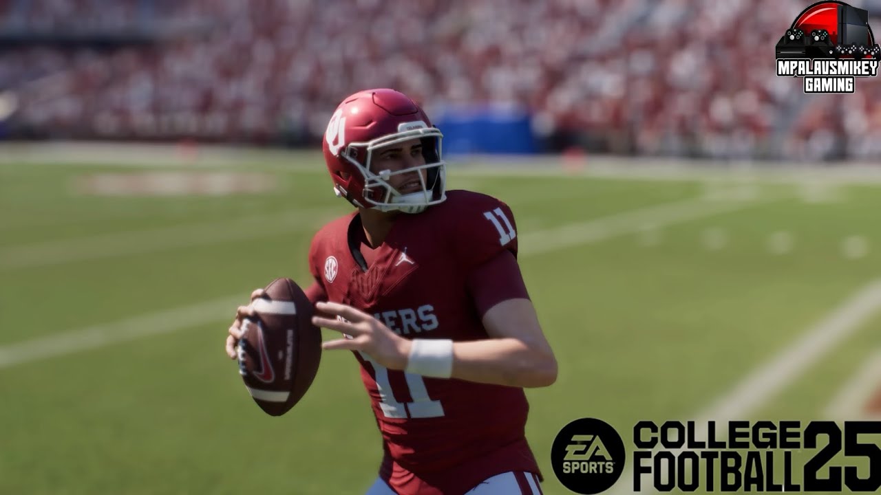 College Football 25 - Temple vs Oklahoma (PS5 Gameplay) - YouTube