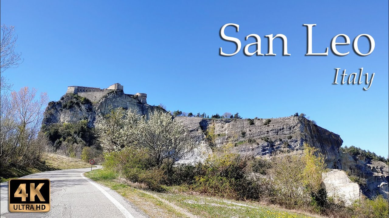San Leo and its castle - Italy Walking Tour - YouTube