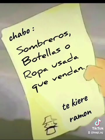 Recopilación de la carta de don Ramón #chavodelocho #memes #donramontv ...