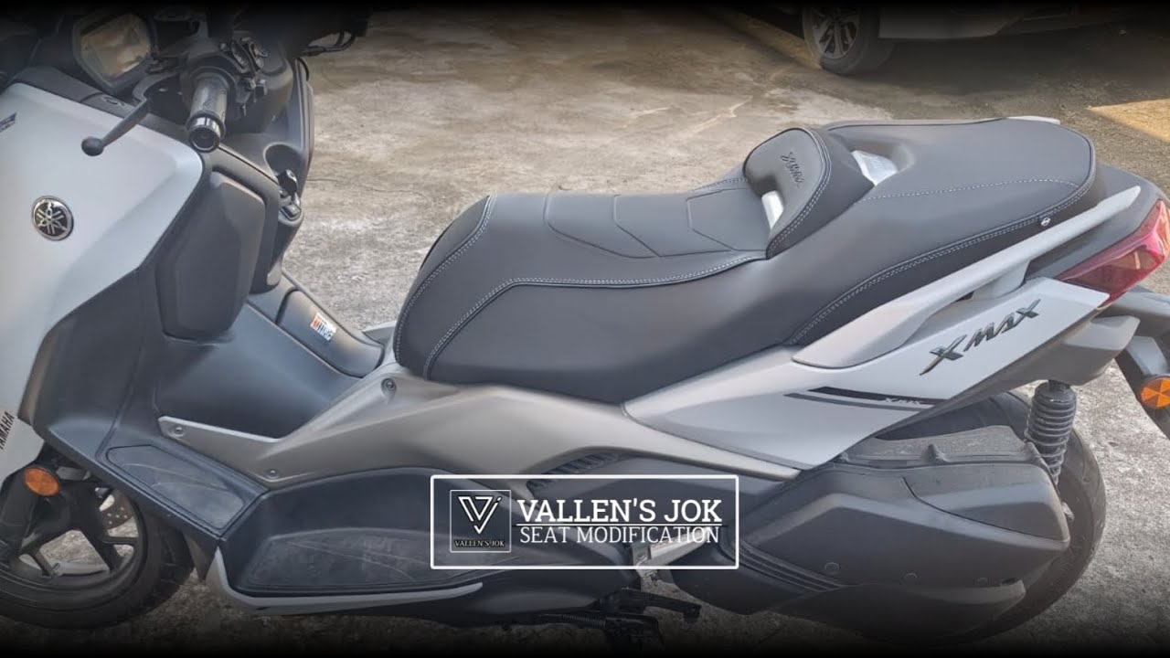 MODIFIKASI JOK NEW XMAX CONNECTED 2023 REPLIKA EROPA COMFORT - YouTube