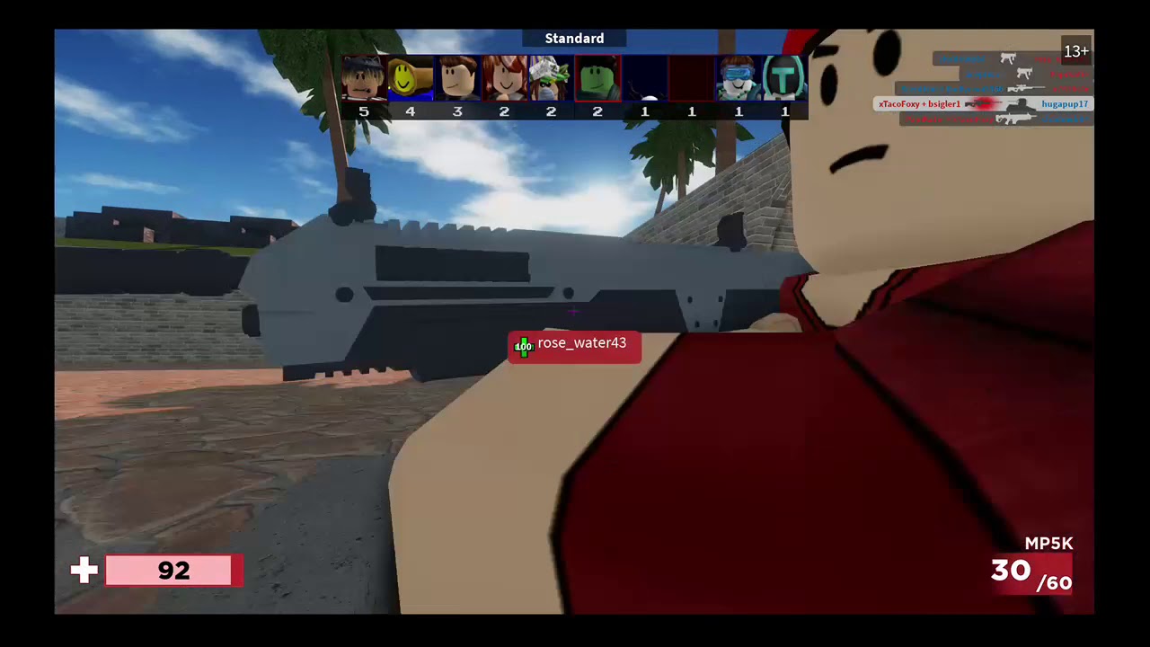 Arsenal clip on roblox! - YouTube