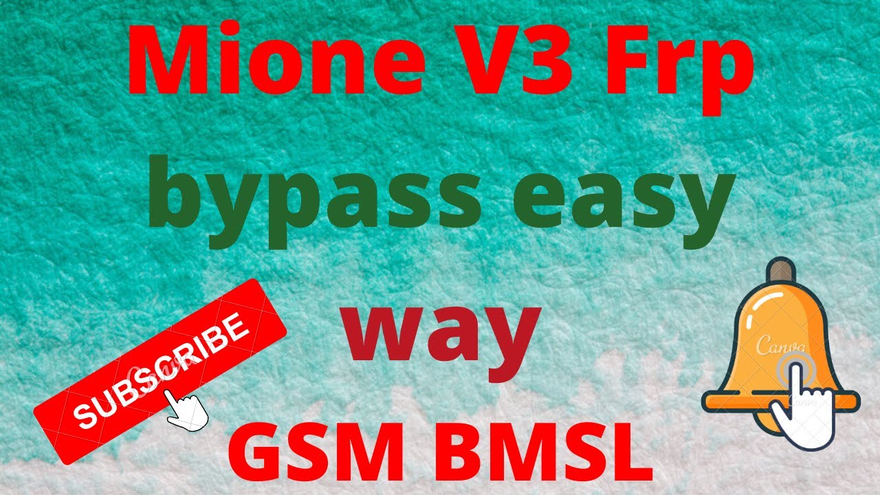 Mione V3 frp bypass - YouTube