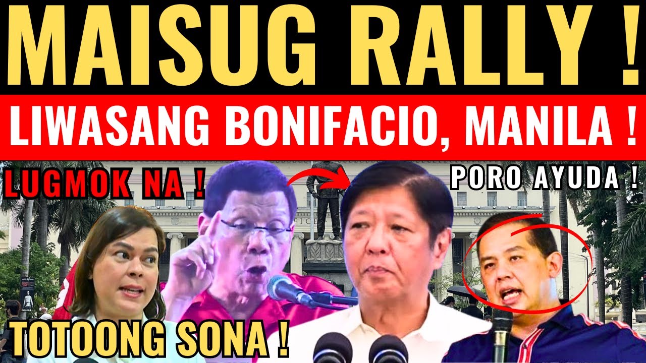 MAISUG RALLY! LIWASANG BONIFACIO, MANILA! E SIGAW IYONG HINANAING ...