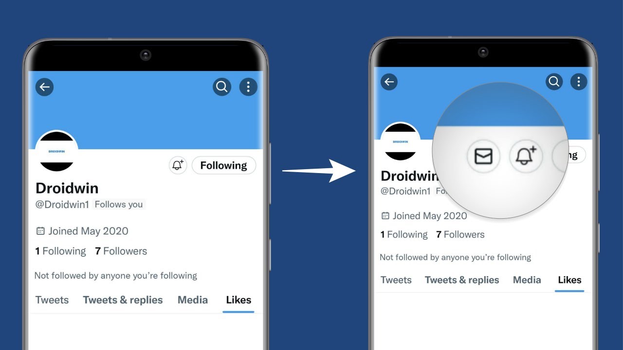 How to Bring Back the Twitter DM shortcut icon in User Profile - YouTube