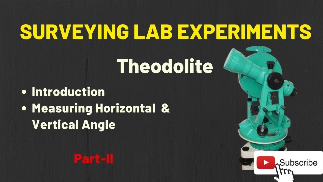 How to take measurement with Theodolite | Use of theodolite | surveying ...