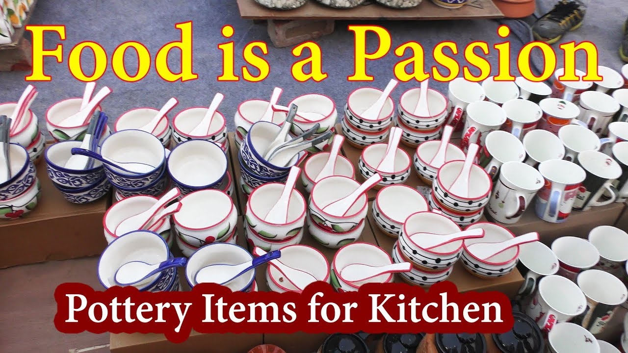 Pottery and Ceramic items for Kitchen and food | FoodSant - YouTube