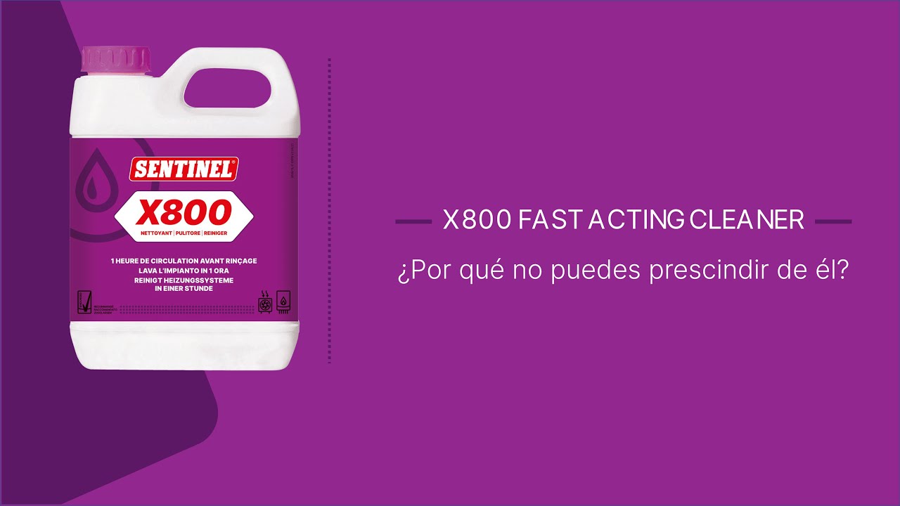 Sentinel X800 Fast Acting Cleaner - YouTube
