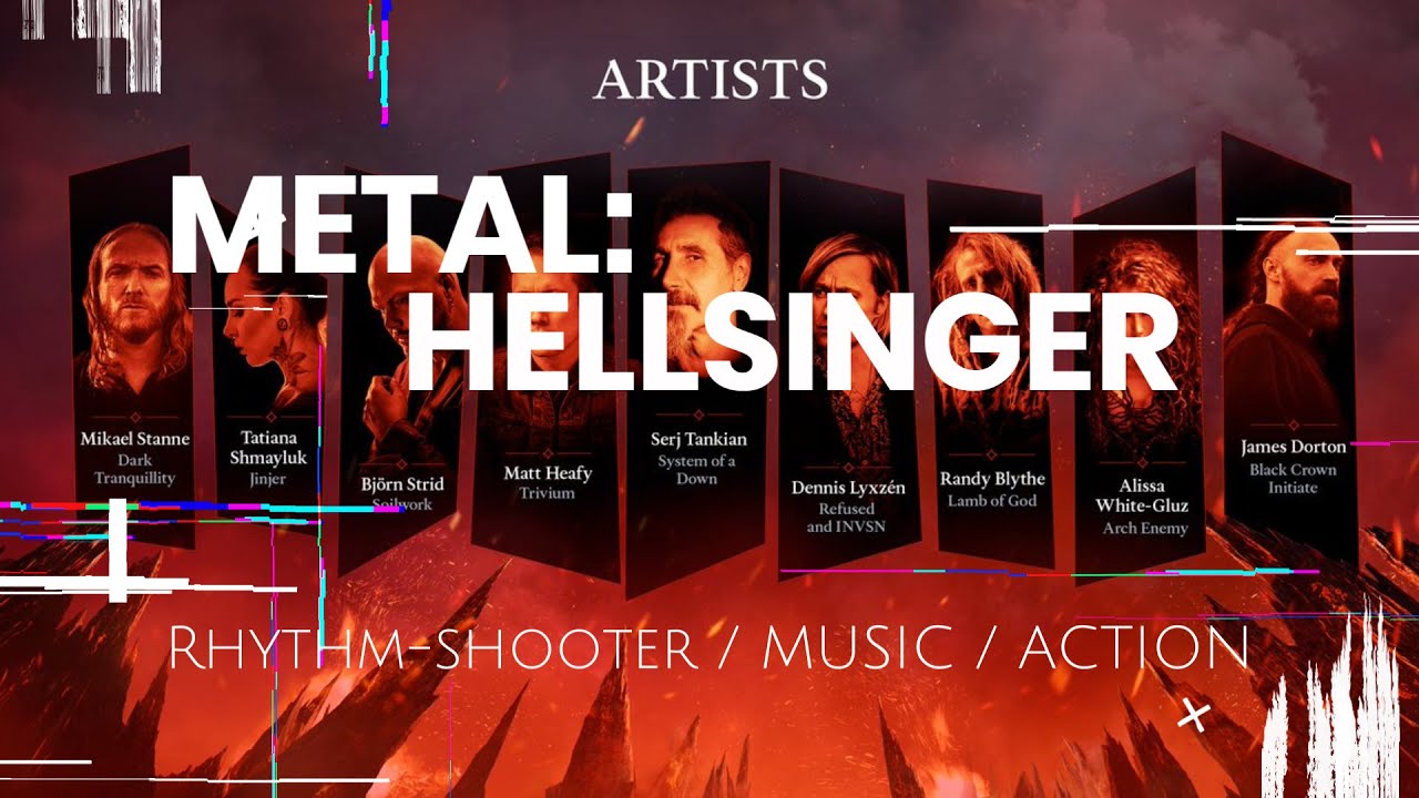Metal: Hellsinger. Gameplay & Opinion. Лучшая ритм-шутер игра с ...