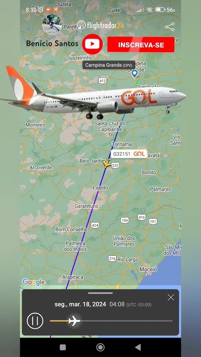 Boeing 737 Campina Grande (CPV x SSA) Salvador • Gol G32151 #salvador #campinagrande #gol #ssa ...