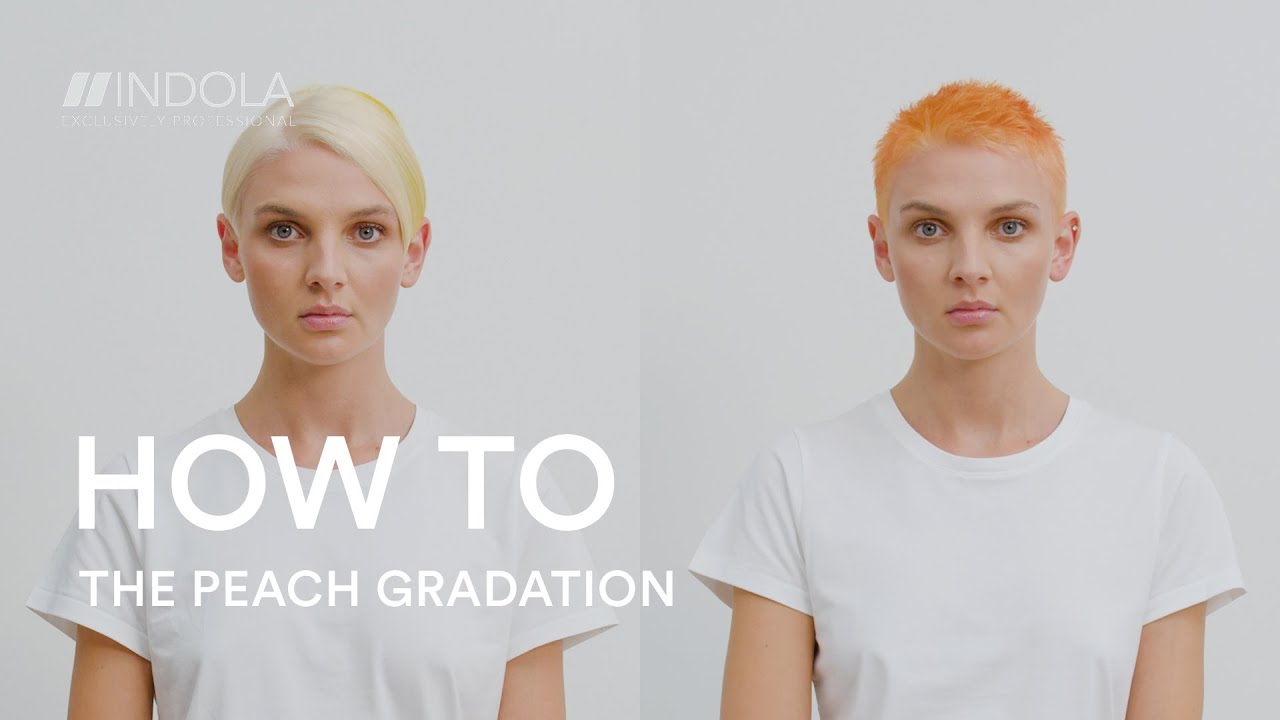 How to: The Peach Gradation | Hair Tutorial - YouTube