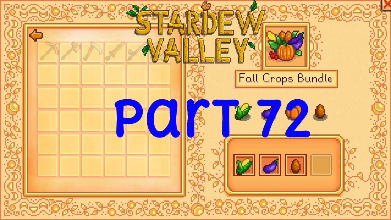 Stardew Valley pt 72: Fall Crops Bundle - YouTube