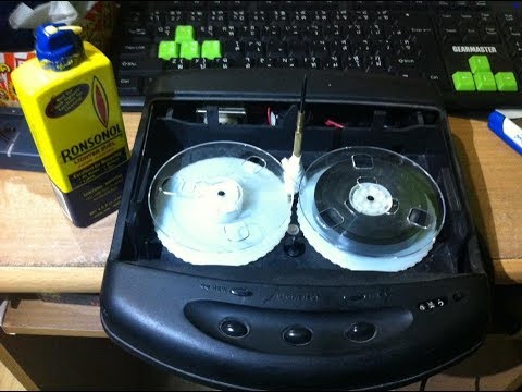 How to Clean And remove mold from VHS tape - YouTube