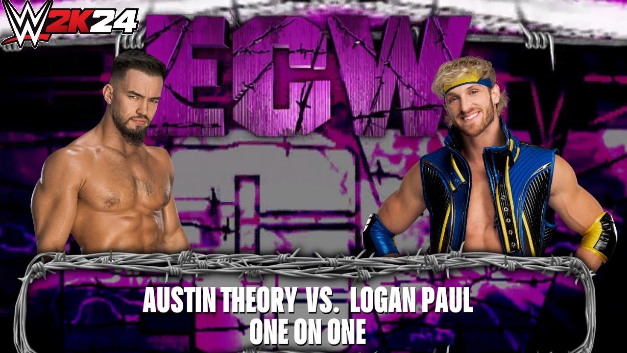 Full Match - Austin Theory vs Logan Paul: ECW|WWE 2K24 - YouTube