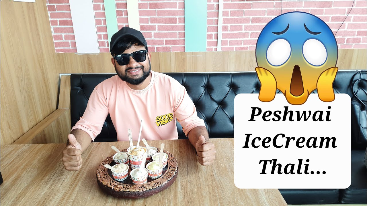 Peshwai Ice Cream Thali | Kiga Ice Cream😲| Alandi Pune | - YouTube