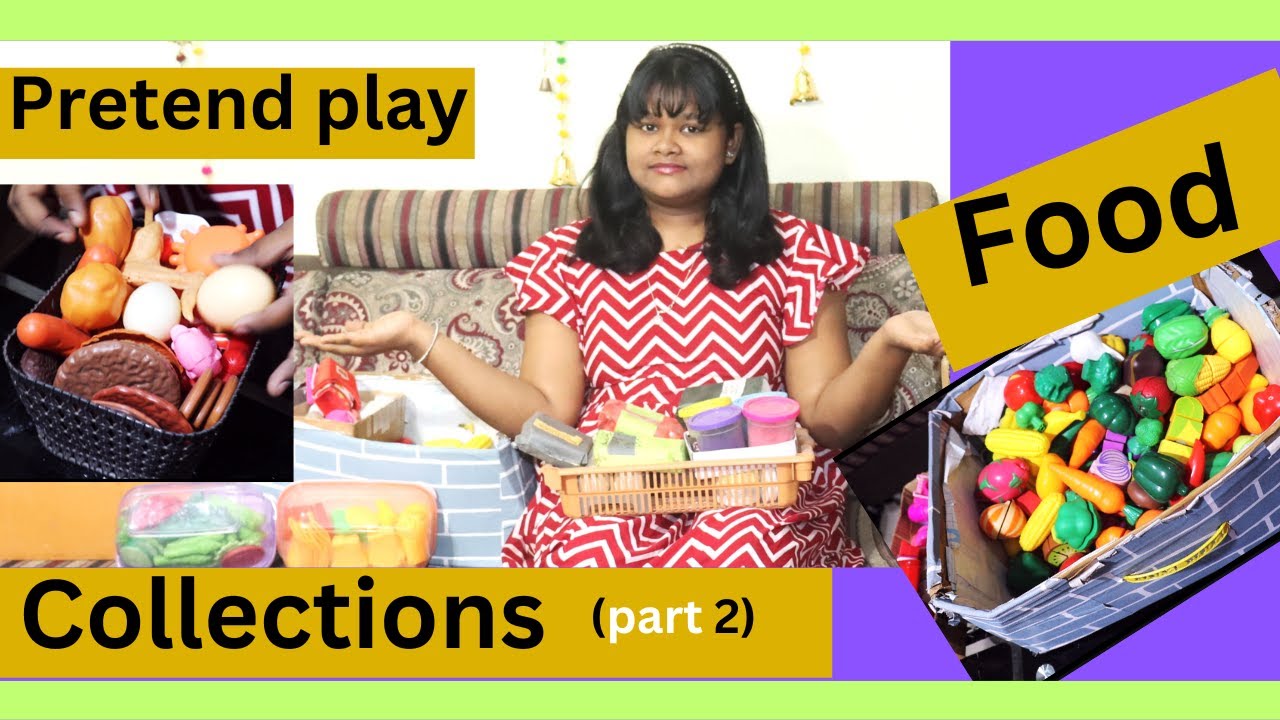 My Pretend Play Food Collections part 2 - YouTube