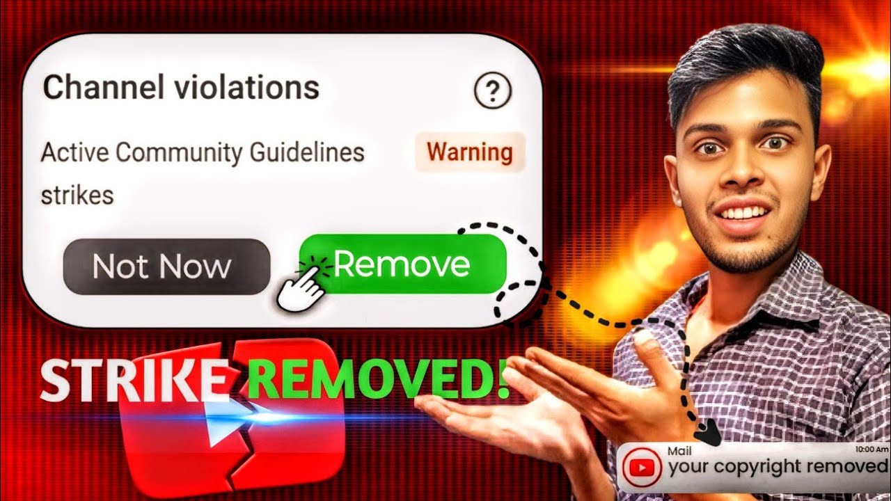 Active copyright strikes remove | how to remove warning strike ...