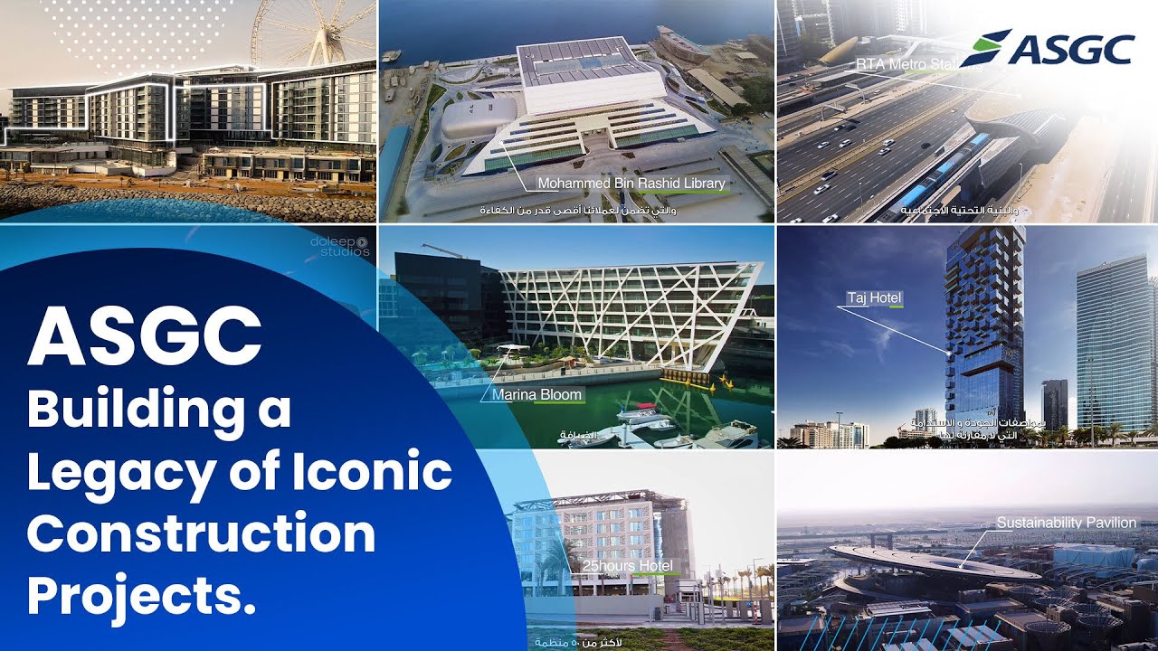 Highlights of Iconic Construction Projects by ASGC. - YouTube