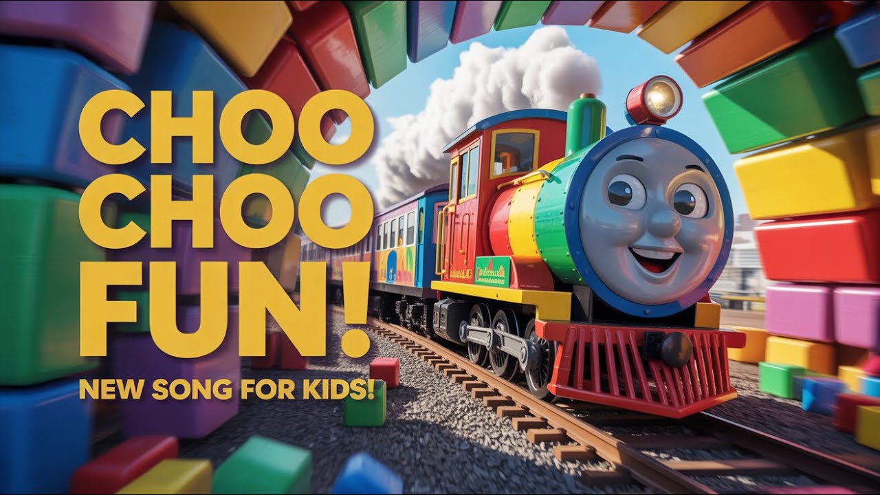 Choo Choo Train Song for Toddlers | Fun Kids Music | Preschool Nursery ...