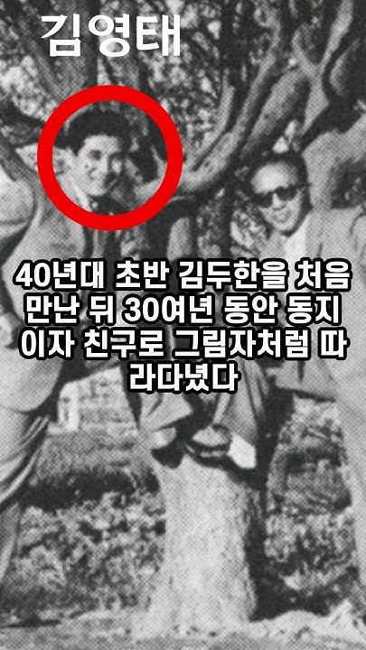 김두한의 영원한 참모 김영태 인터뷰 2002년 김두한 종로 명동 야인시대 Shorts Youtube
