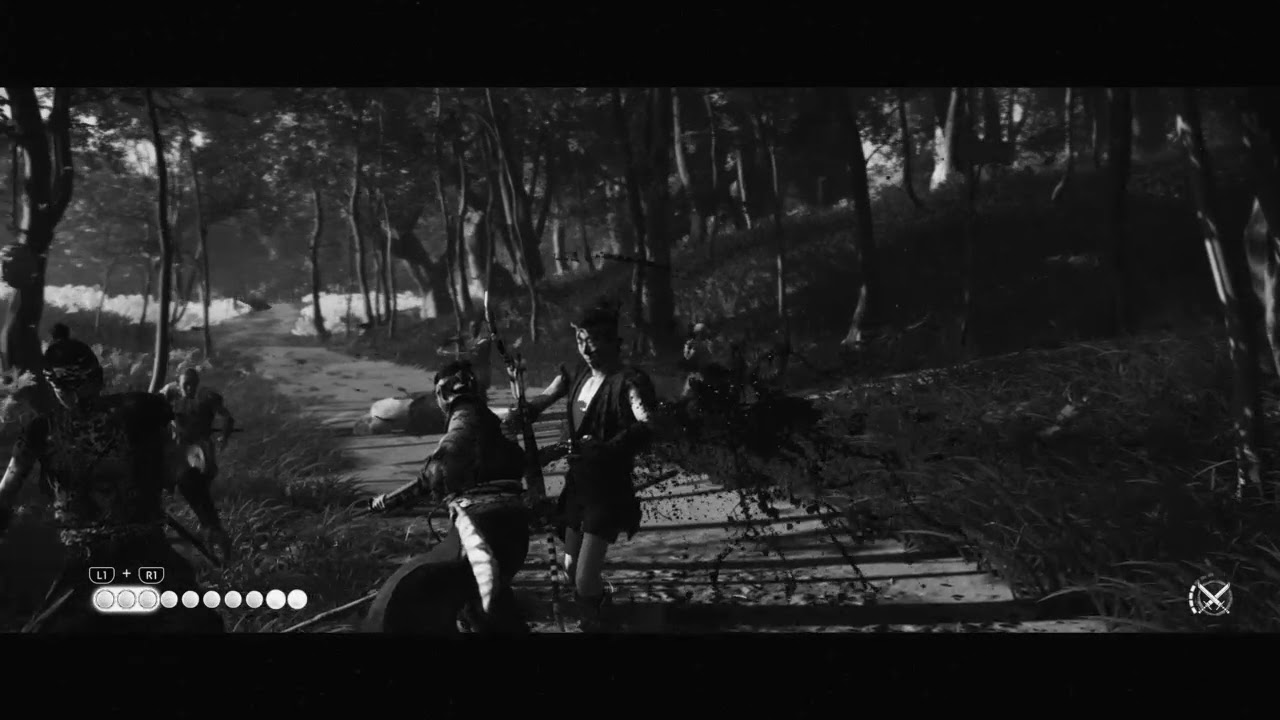 Ghost of Tsushima Kurosawa mode-Blindfolded gameplay - YouTube