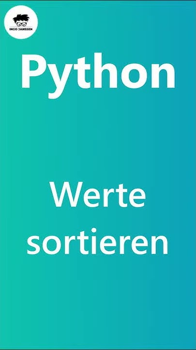 Wie kannst du die Zahlen sortieren? Python Built-Ins | #Shorts - YouTube
