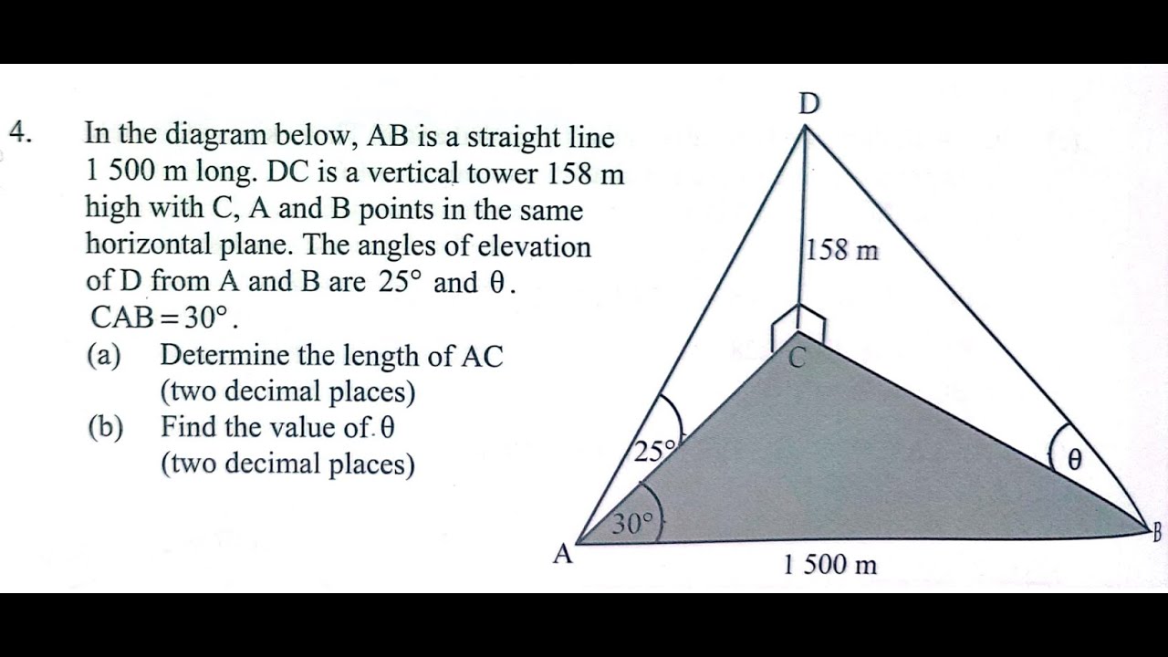 1 Trigonometry Three dimensional grade 12 - YouTube