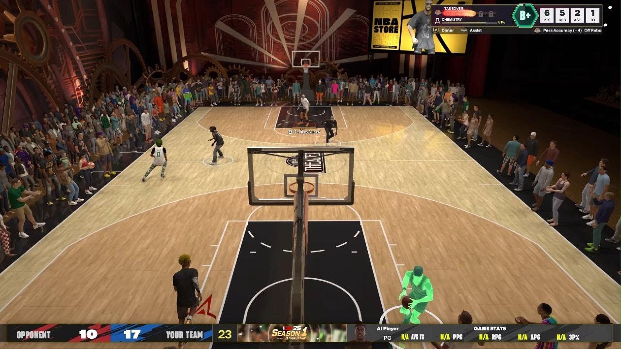 NBA 2K25 great play 124 - YouTube
