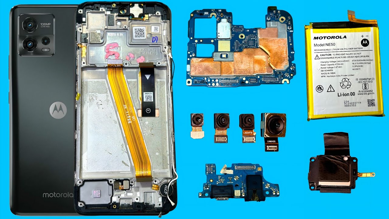 Motorola g72 5g disassembly / Motorola g72 5g teardown / Motorola g72 ...