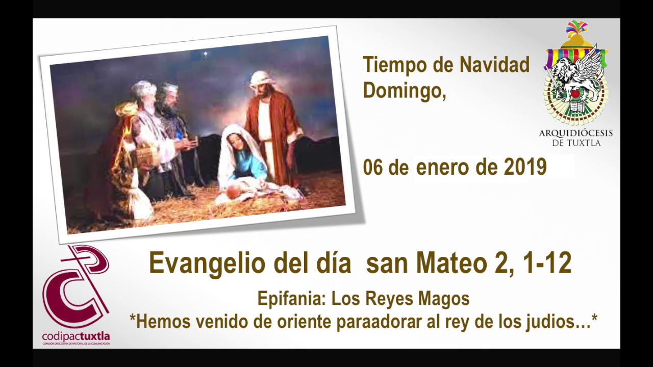 Evangelio del día san Mateo 2, 1-12 del 2019-01-06 con Mons. Fabio ...
