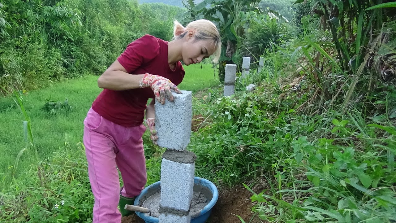 Daily Life In The Farm Forest - Building columns, walls and fences of ...