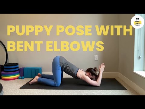 Puppy Pose with Bent Elbows